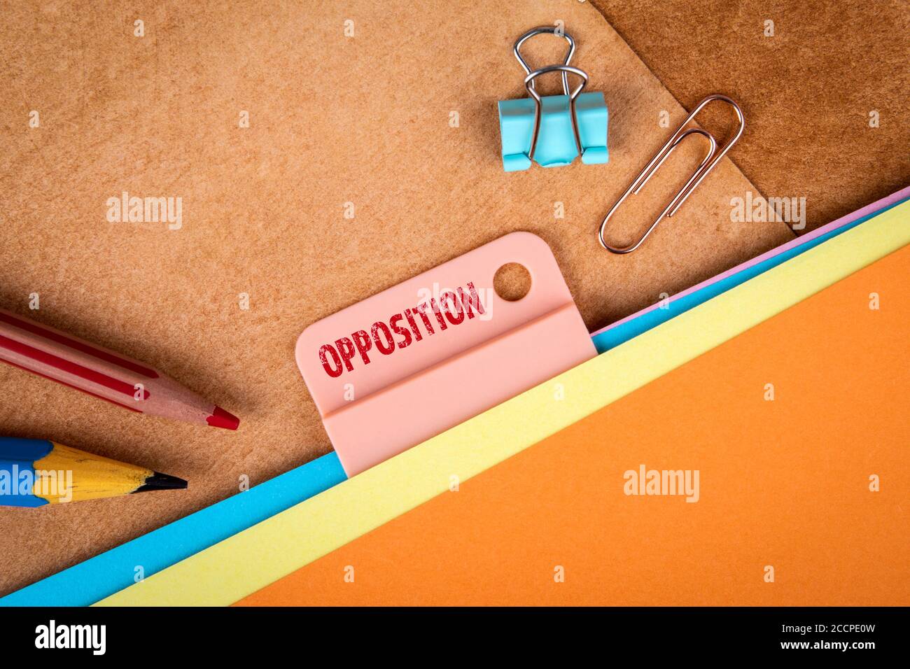 OPPOSITION. Politics, competitors, compromise and false news concept ...