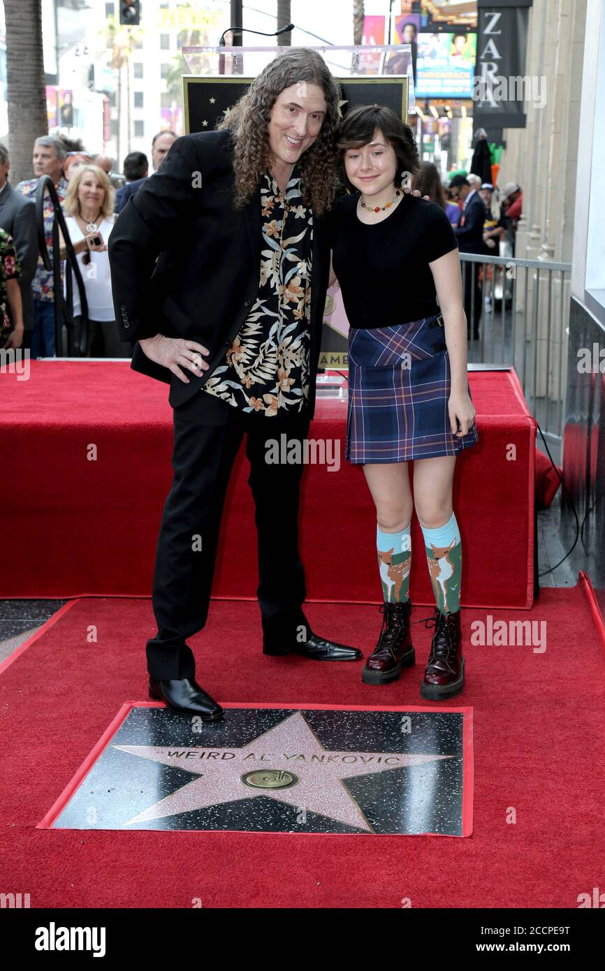 LOS ANGELES - AUG 27: Weird Al Yankovic, Nina Yankovic at the Weird Al ...