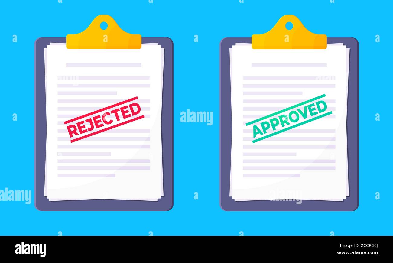 Insurance claim rejected Stock Vector Images - Alamy