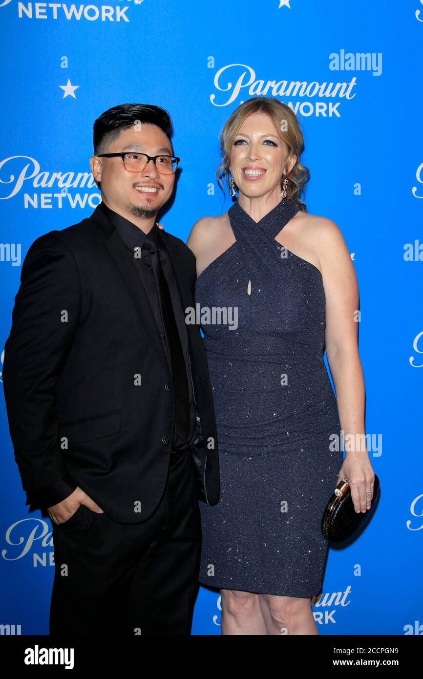 LOS ANGELES - JAN 18: Wing Cheng, Deanna Cheng at the Paramount Network ...