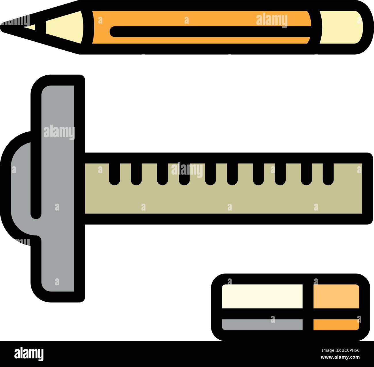 Architect instrument draw icon. Outline architect instrument draw ...