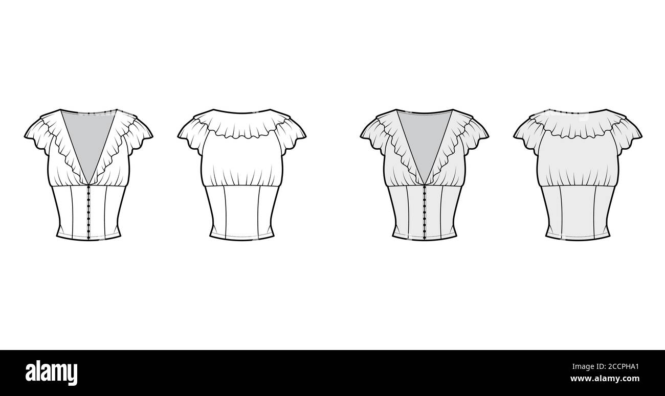 Flutter sleeves Stock Vector Images - Alamy