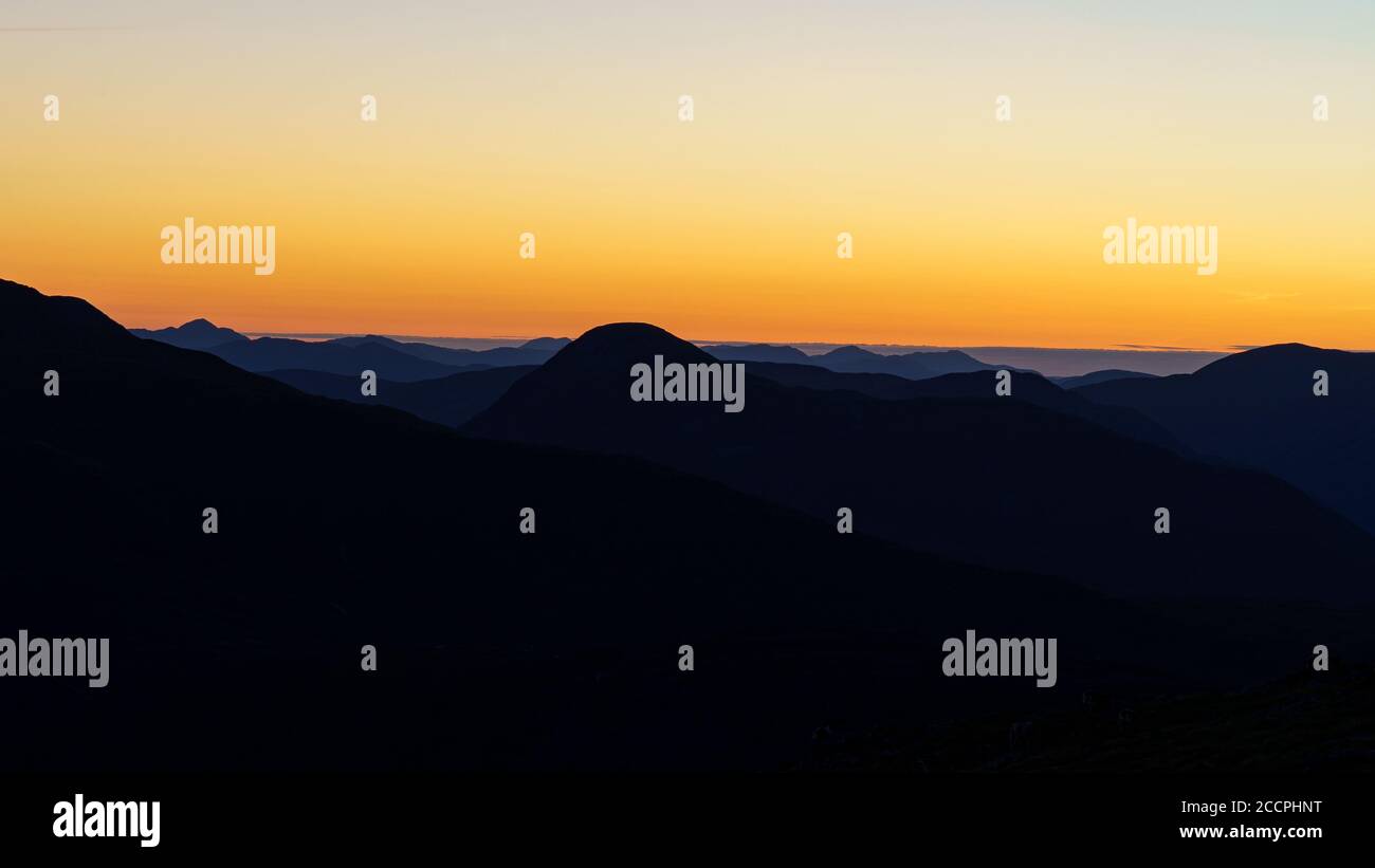 Pap of glencoe sunset hi-res stock photography and images - Alamy