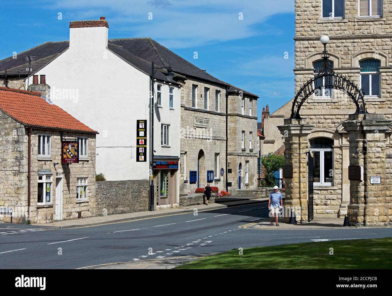 The A659 road through Tadcaster, North Yorkshire, England UK Stock ...