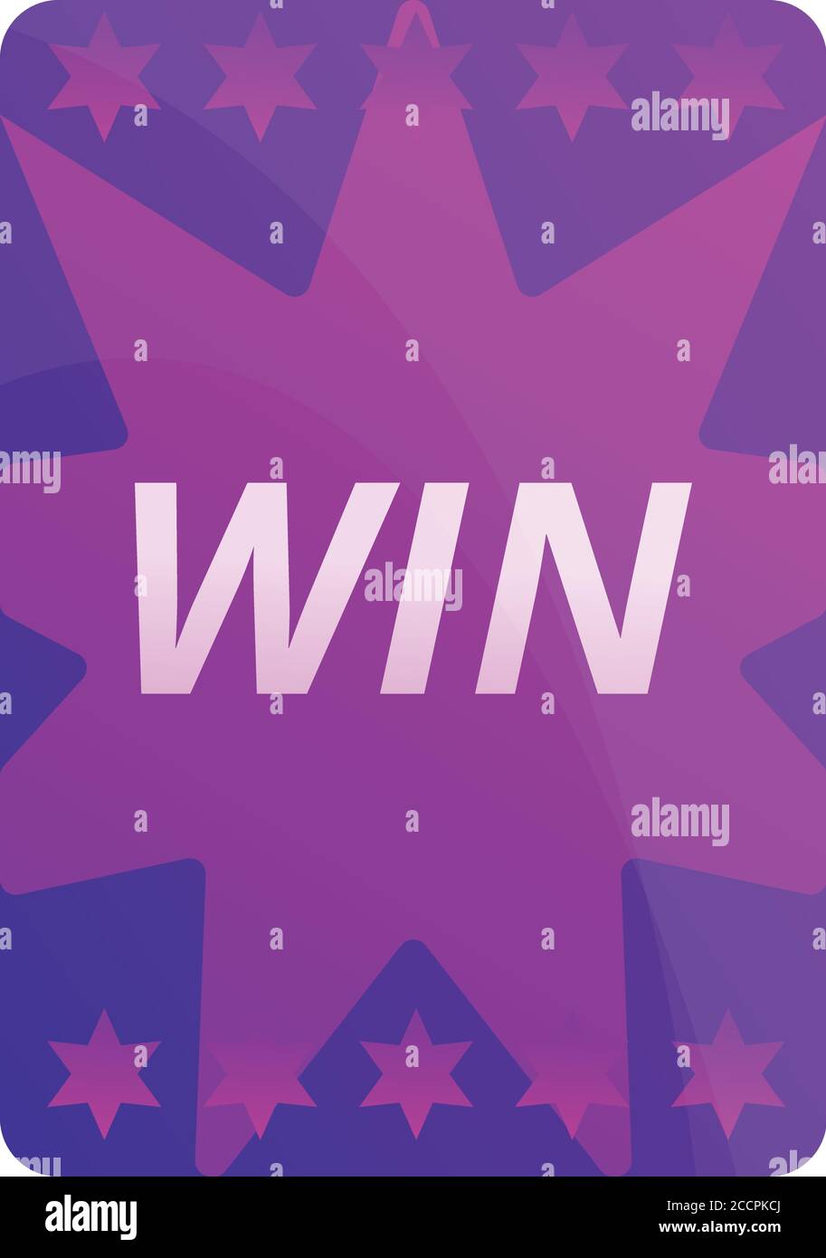 Win lottery ticket icon. Cartoon of win lottery ticket vector icon for ...