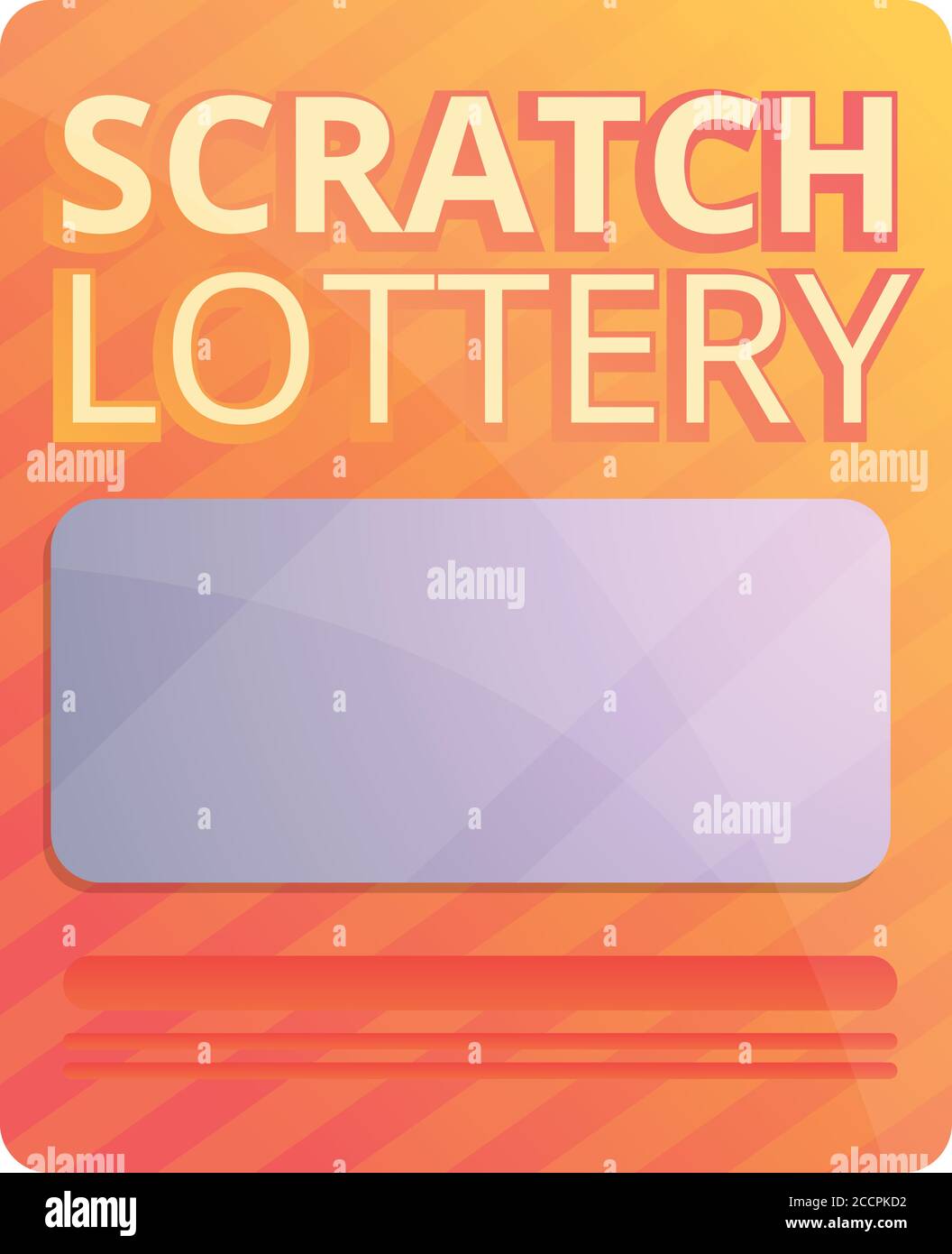 Scratch lottery icon. Cartoon of scratch lottery vector icon for web ...