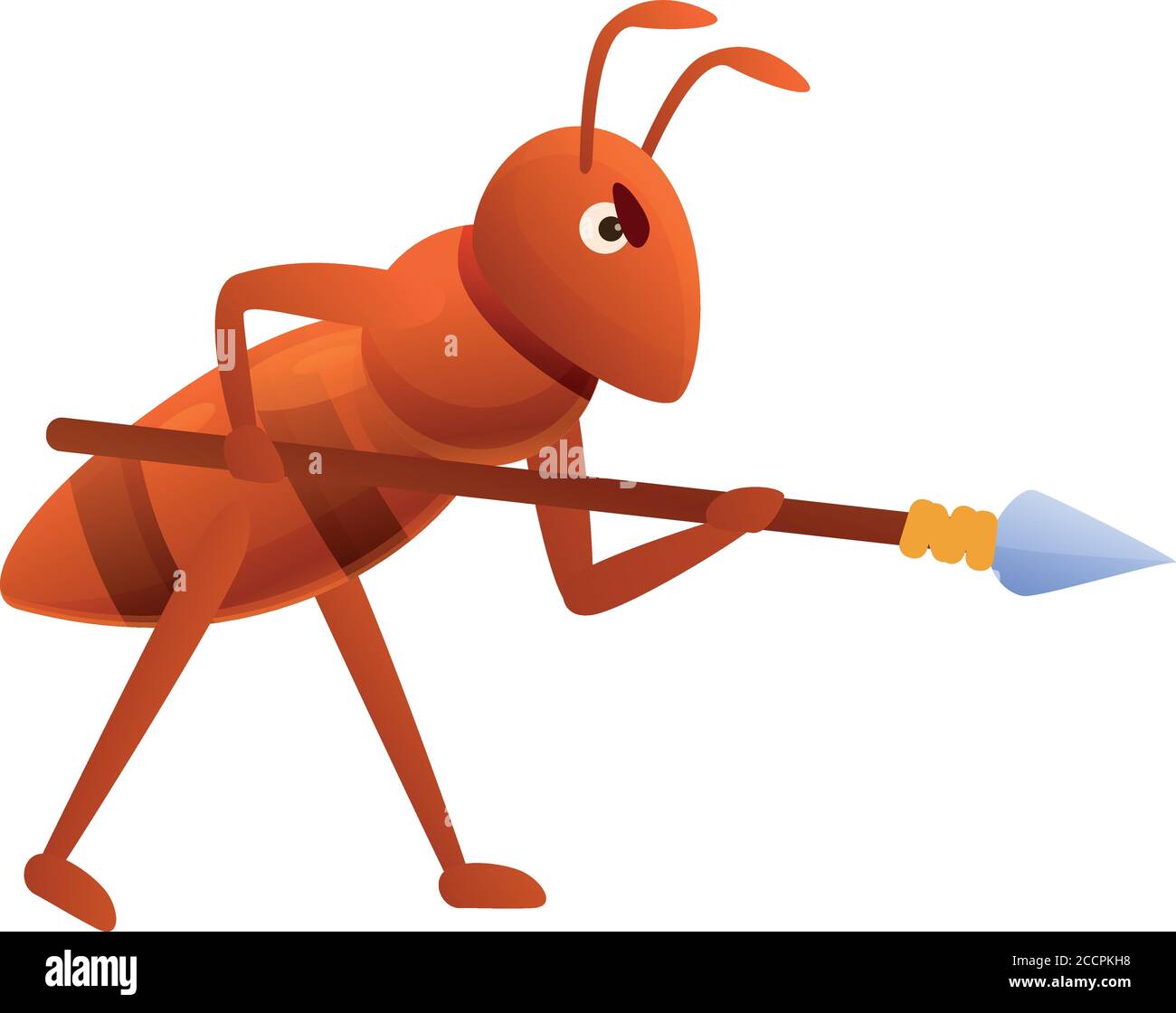 Ant warrior icon. Cartoon of ant warrior vector icon for web design isolated on white background ...