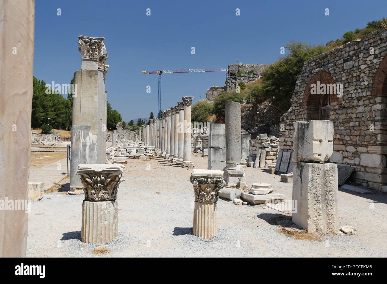 Ephesus Ancient City in Selcuk Town, Izmir City, Turkey Stock Photo - Alamy