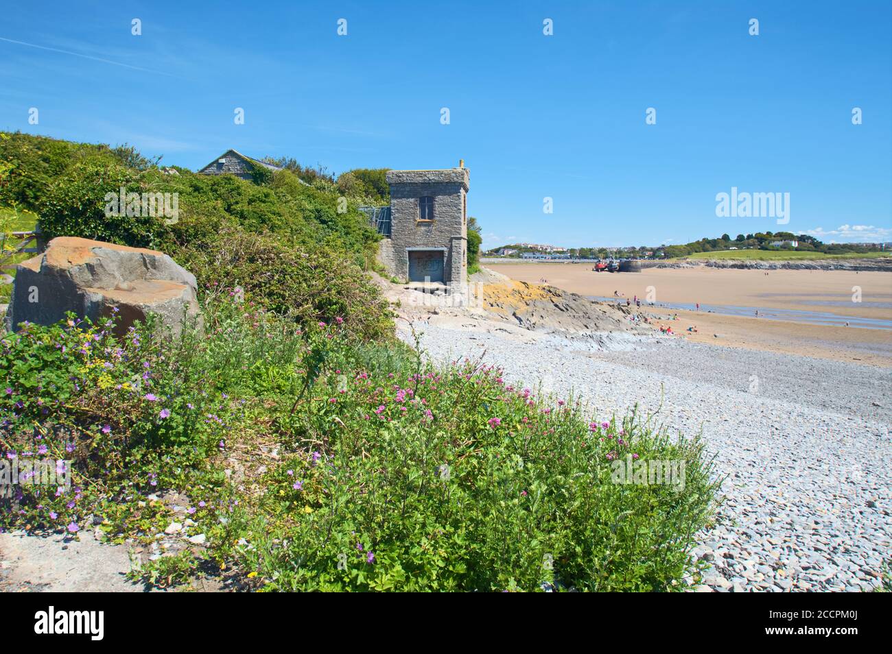 Watch Tower Bay South Wales Stock Photo - Alamy