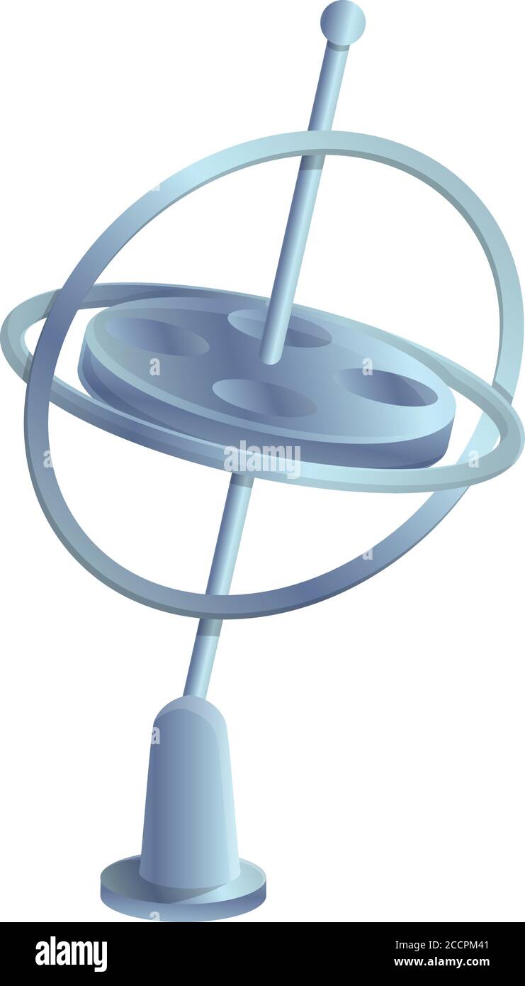 Metal gyroscope icon cartoon hi-res stock photography and images - Alamy