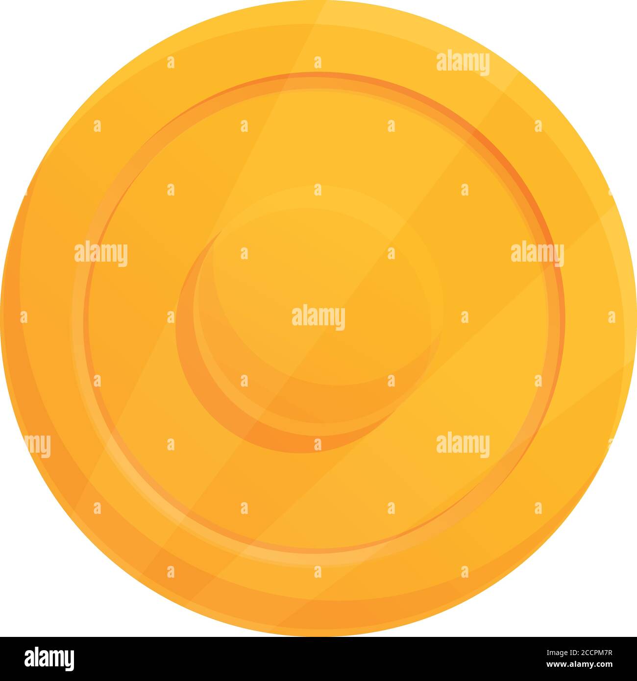 Token icon. Cartoon of token vector icon for web design isolated on ...