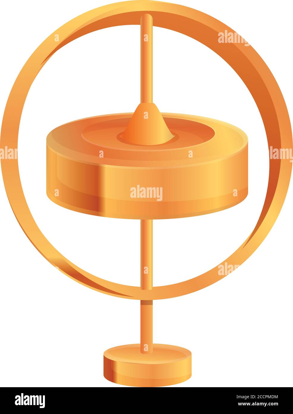 Gyroscope instrument icon. Cartoon of gyroscope instrument vector icon ...