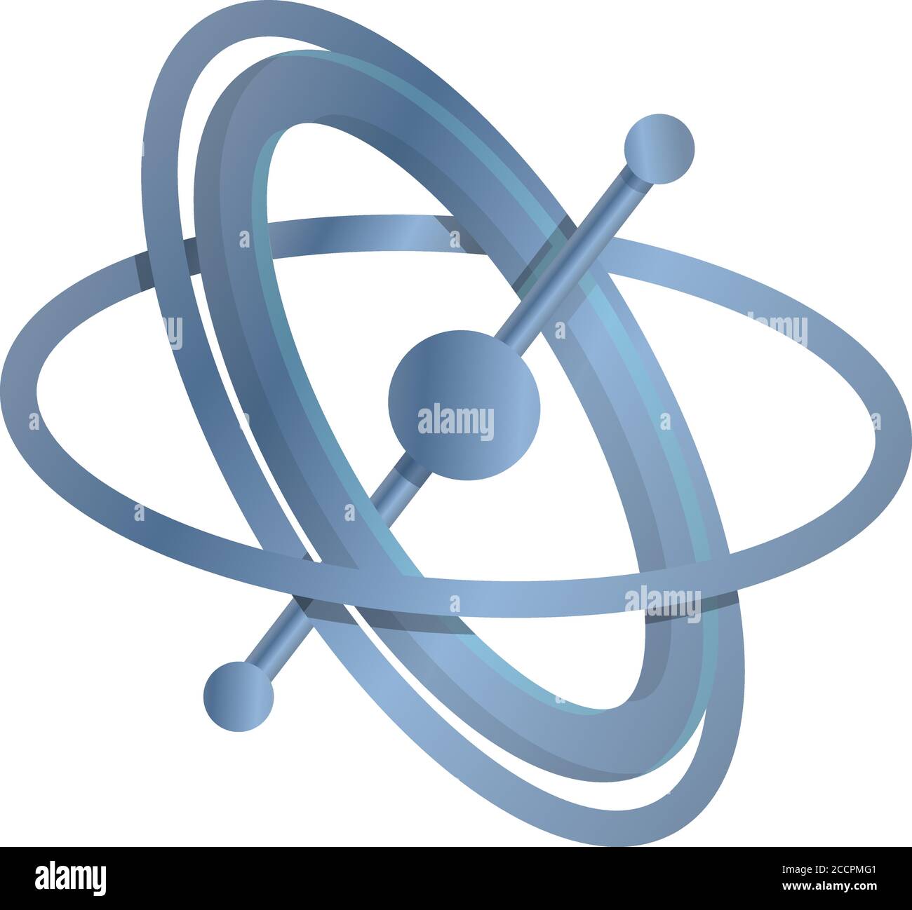 Gyroscope attitude icon. Cartoon of gyroscope attitude vector icon for ...