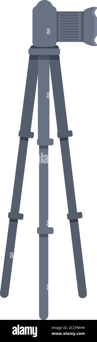 Slr camera tripod icon. Cartoon of slr camera tripod vector icon for ...