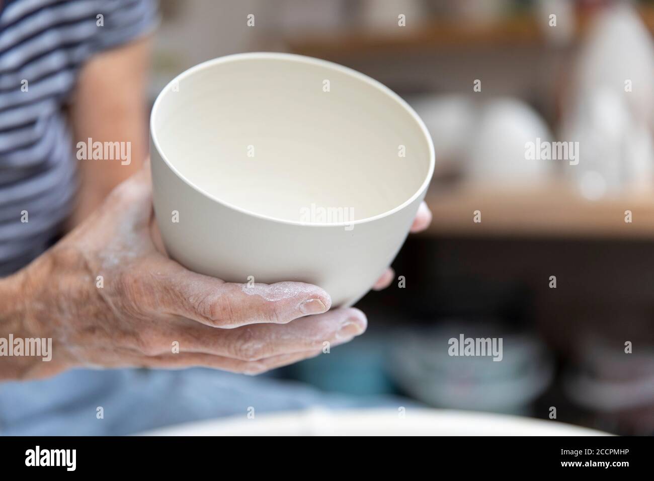 ceramicist at work in her studio Stock Photo - Alamy