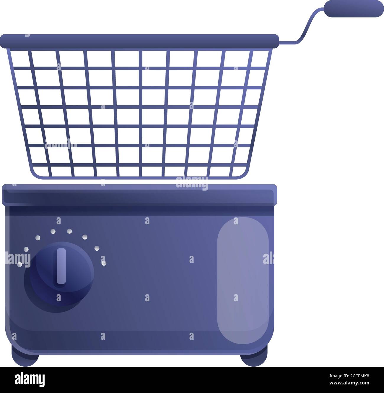 Household deep fryer icon. Cartoon of household deep fryer vector icon ...