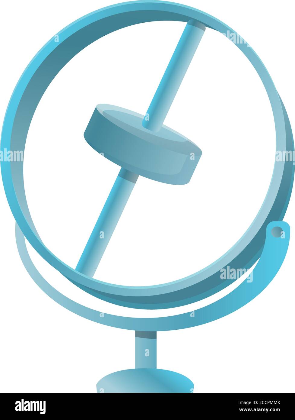 Gyro instrument icon. Cartoon of gyro instrument vector icon for web ...