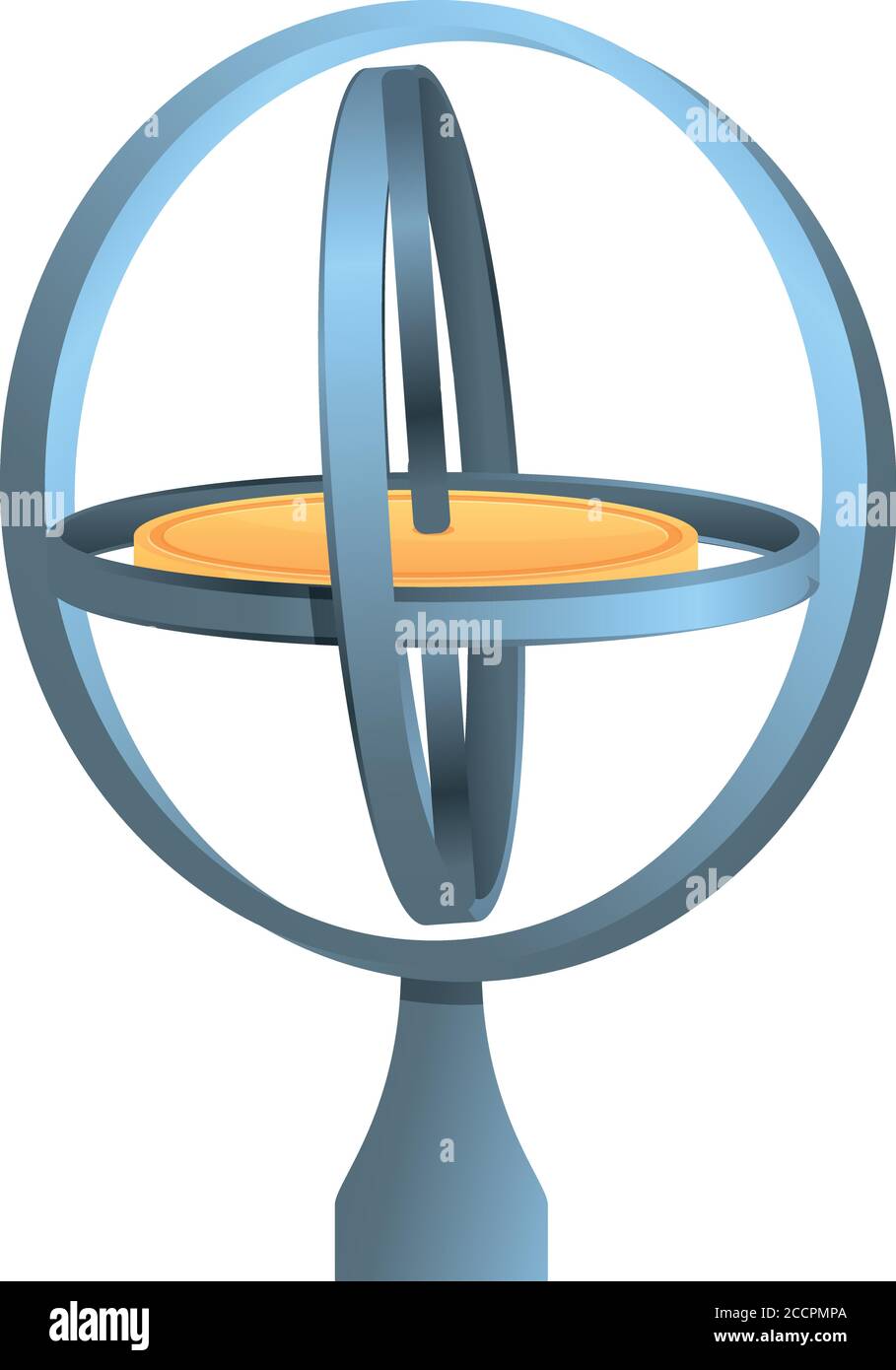 Spinning gyroscope Stock Vector Images - Alamy