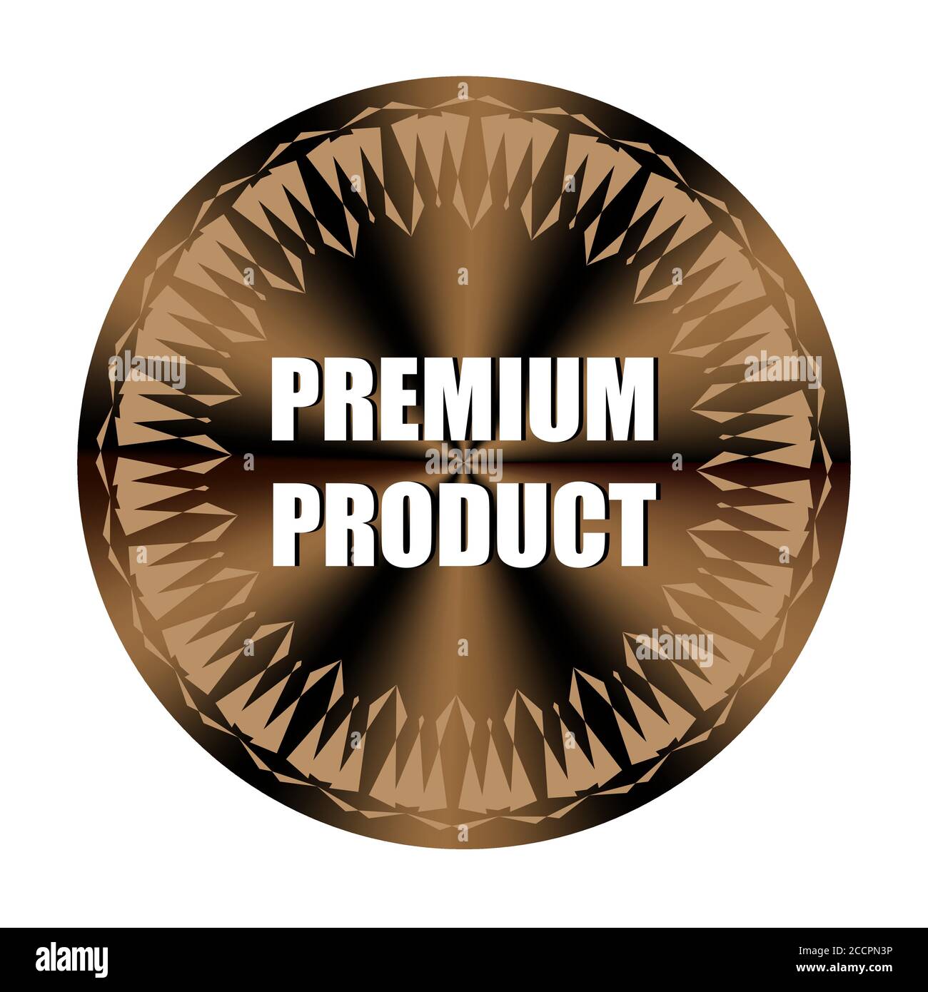 Premium product round hologram sticker, medal, prize, sign, icon, tag ...