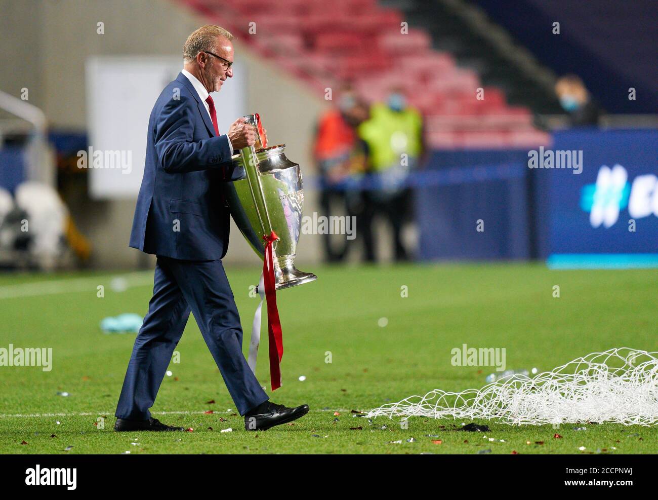 Celebration champions presentation trophy hi-res stock photography and ...