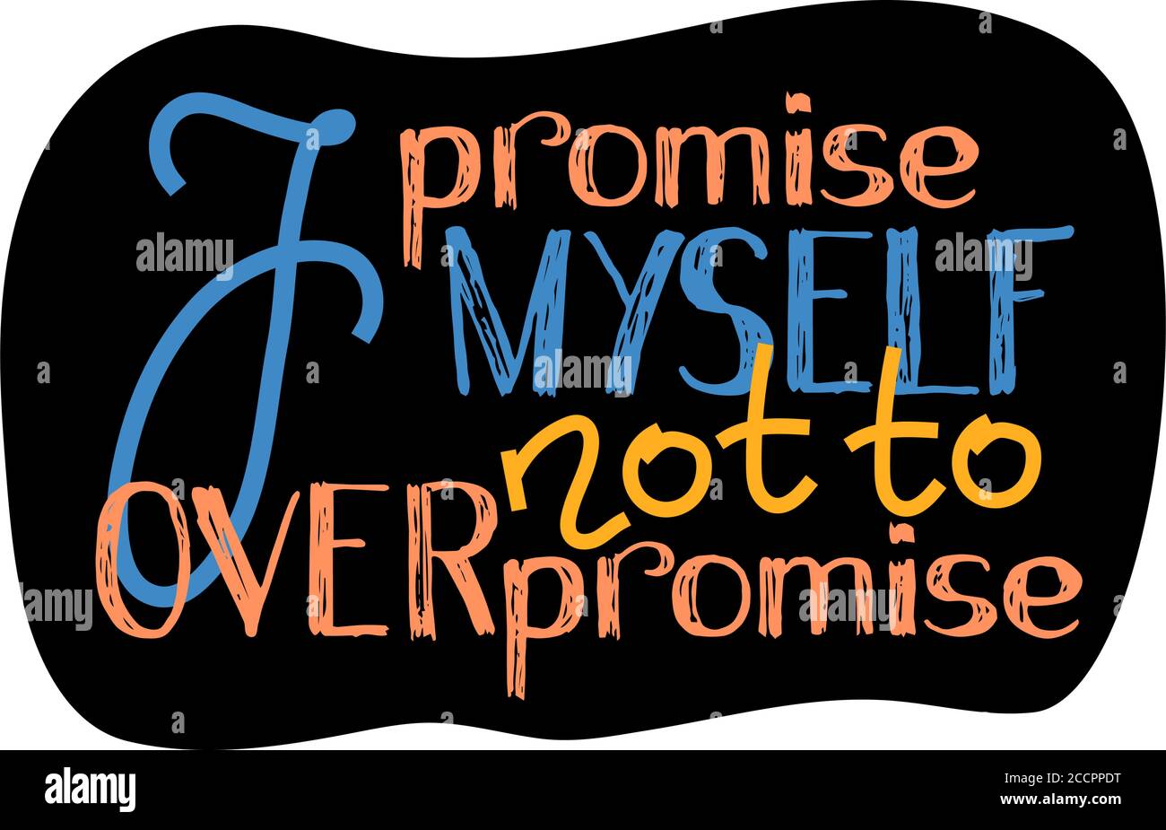 Self promise Stock Vector Images - Alamy