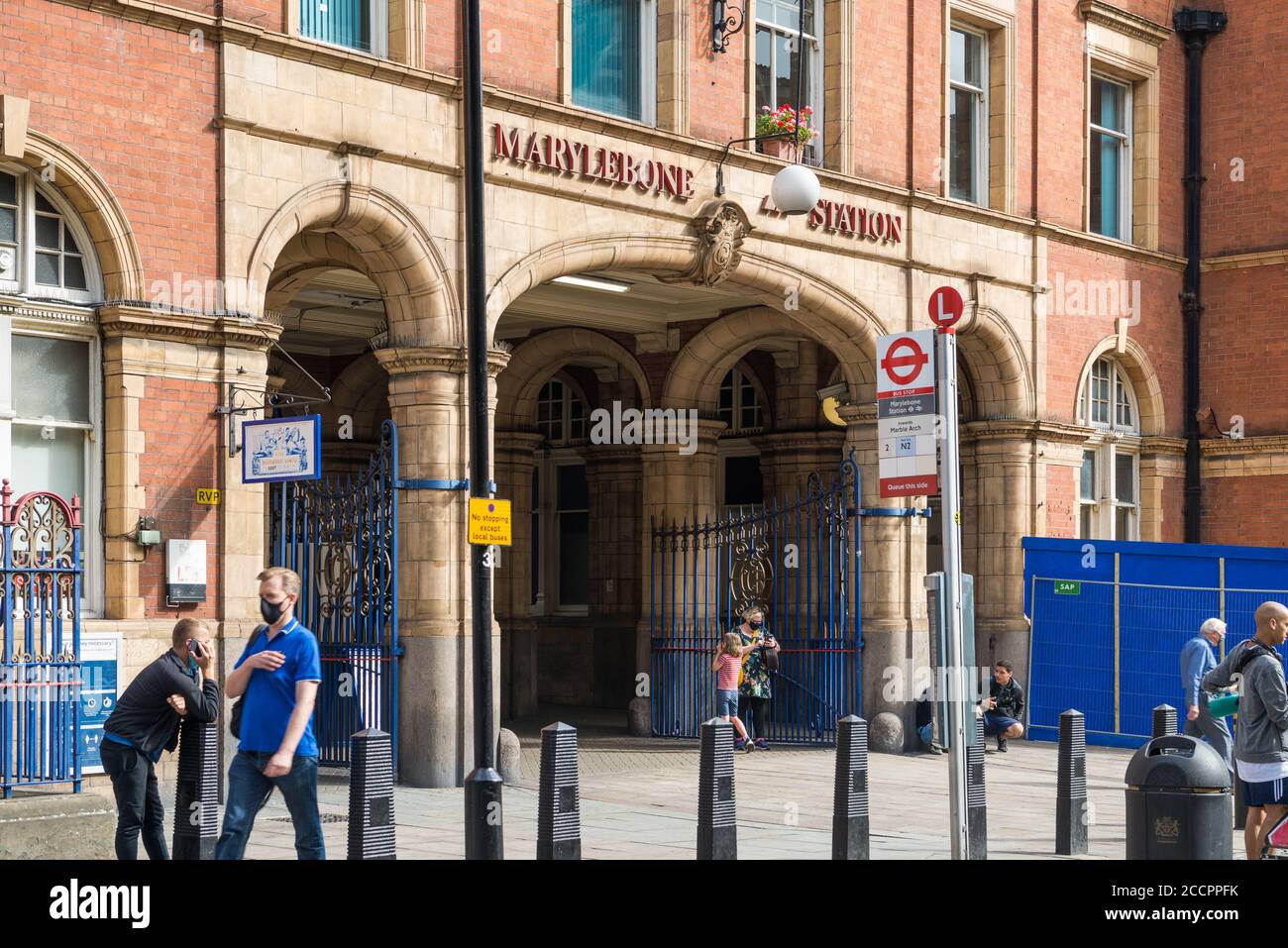 Marylebone railway station in Melrose Place, Marylebone, London ...