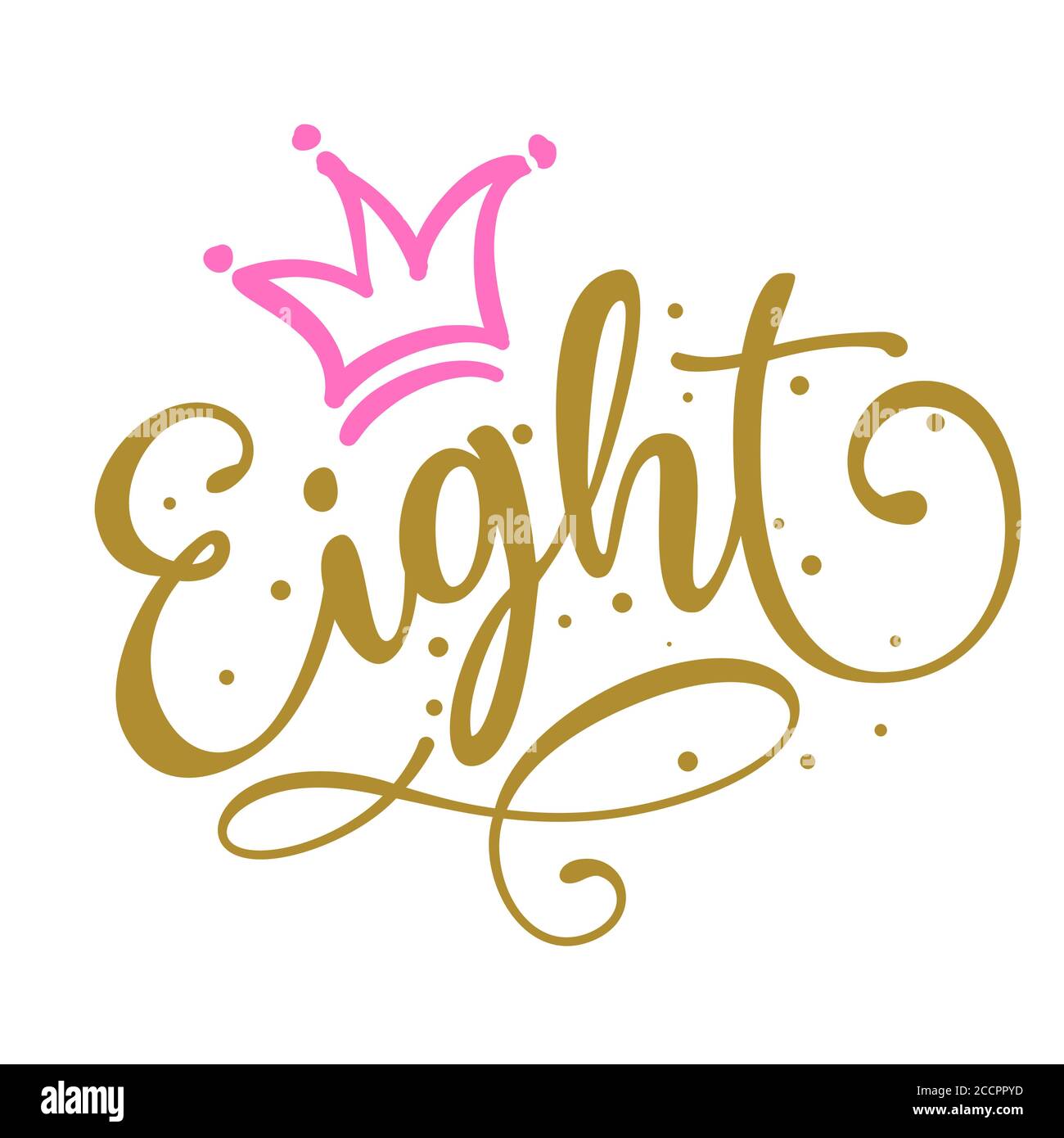 Gold cake topper Stock Vector Images - Alamy