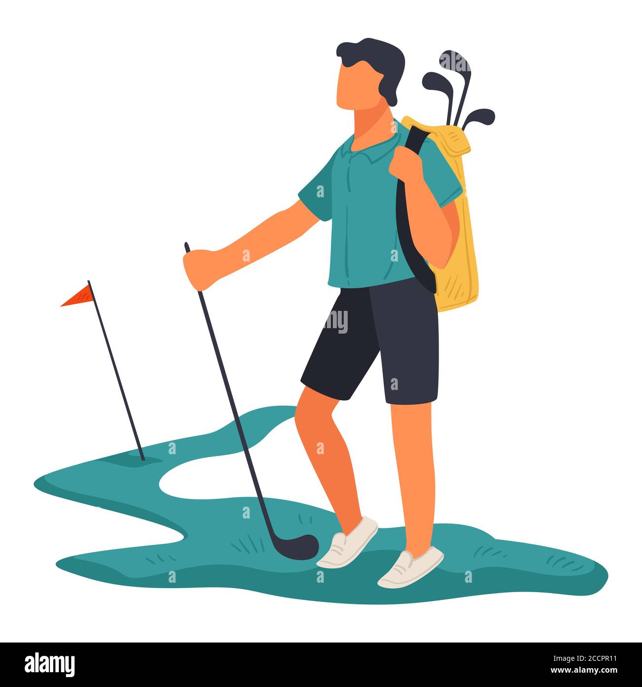 Man carrying field Stock Vector Images - Alamy