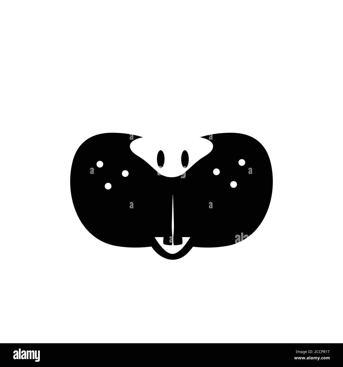 Round face animal Black and White Stock Photos & Images - Alamy