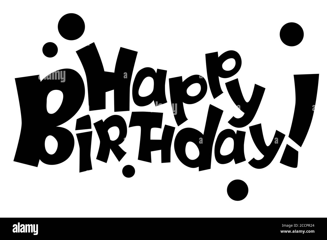 Birthday Vector Black