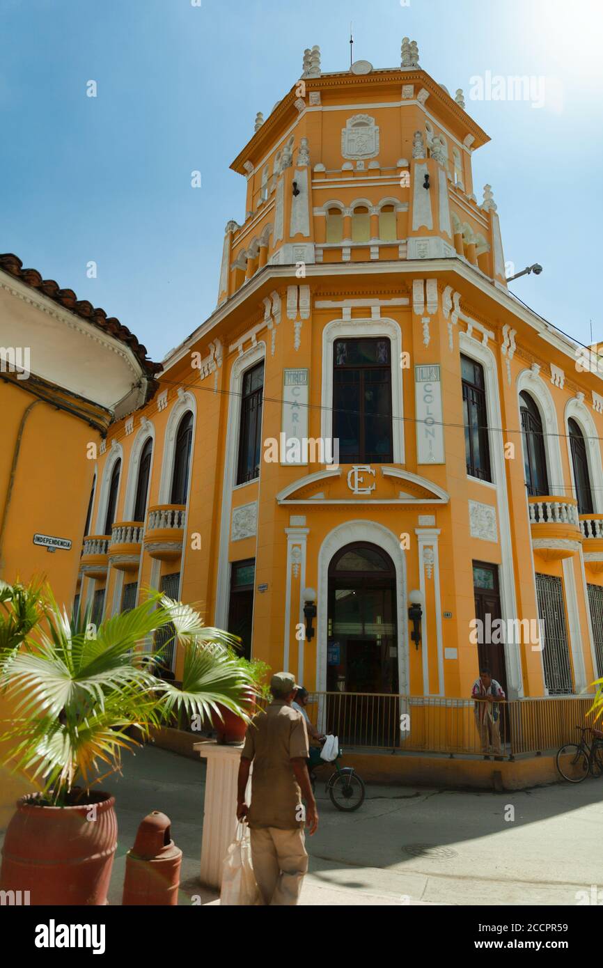 Sancti Spiritus, Cuba - 4 February 2015: La Colonia building Stock ...