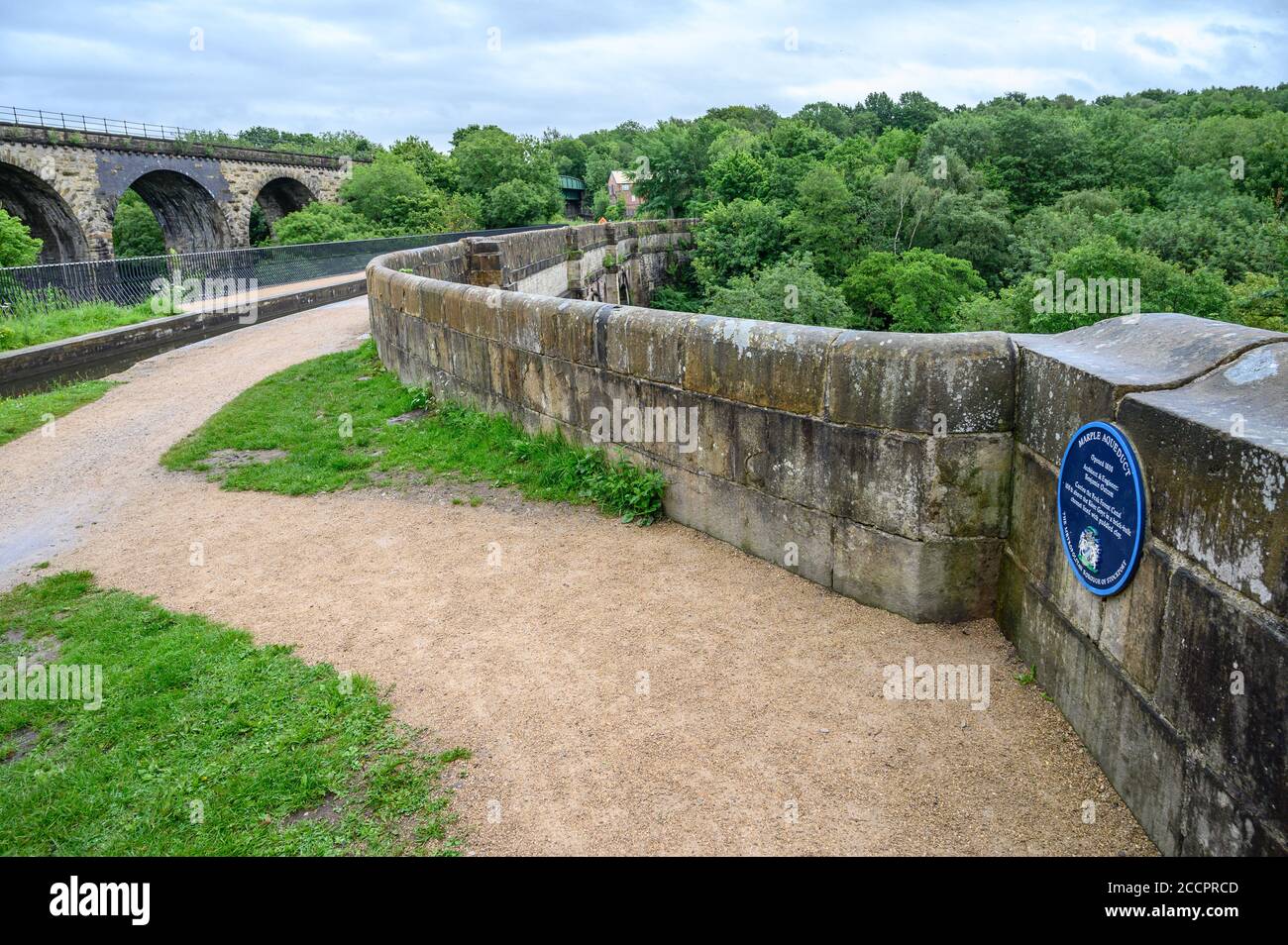 Marple Aqueduct, Marple - Peak Forest Canal Stock Photo - Alamy