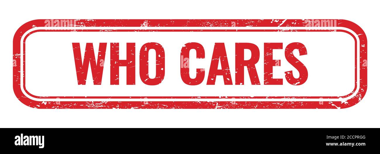 Who cares stamp hi-res stock photography and images - Alamy