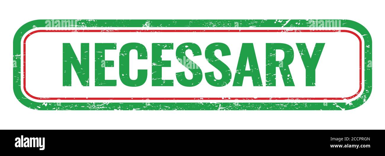 Necessary word hi-res stock photography and images - Alamy