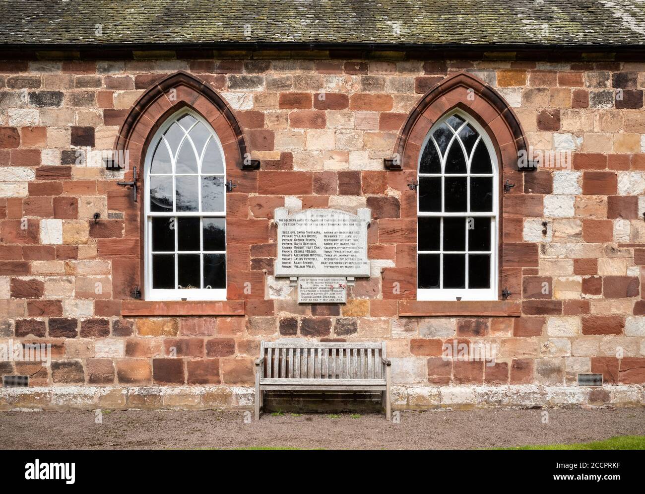 War Memorial, Garvald and Bara Parish Church, East Lothian, Scotland ...