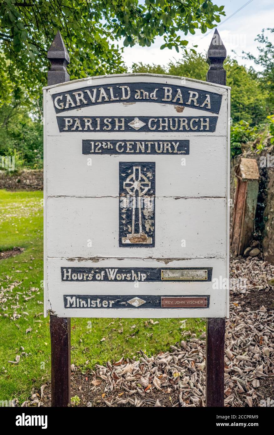 Garvald and Bara Parish Church, East Lothian, Scotland, UK Stock Photo ...