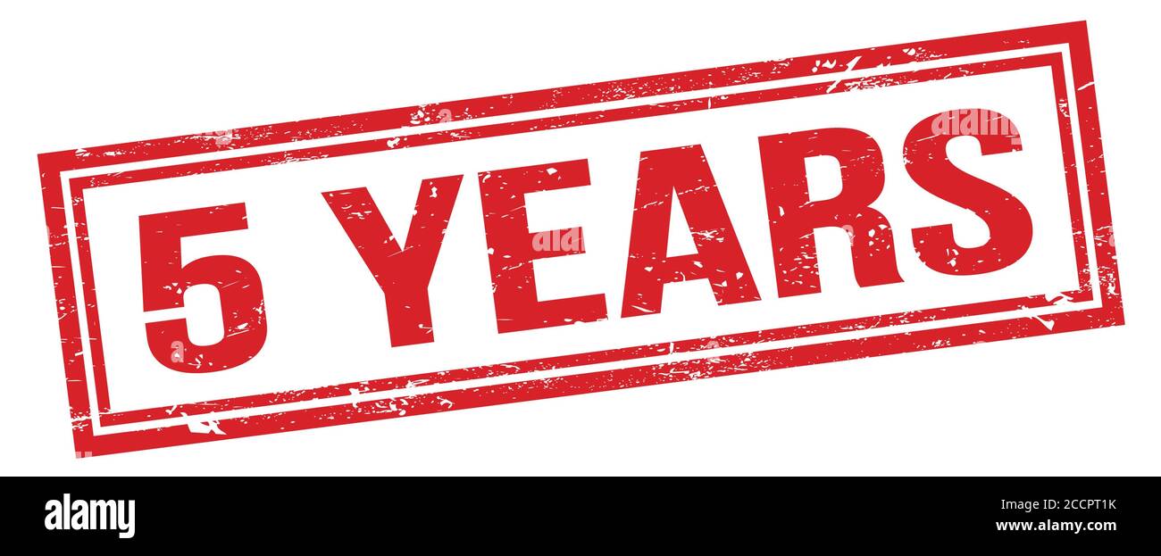 5 years word hi-res stock photography and images - Alamy