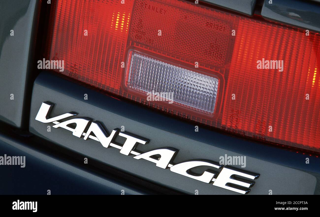 1999 Aston Martin DB7 Vantage badge Stock Photo - Alamy