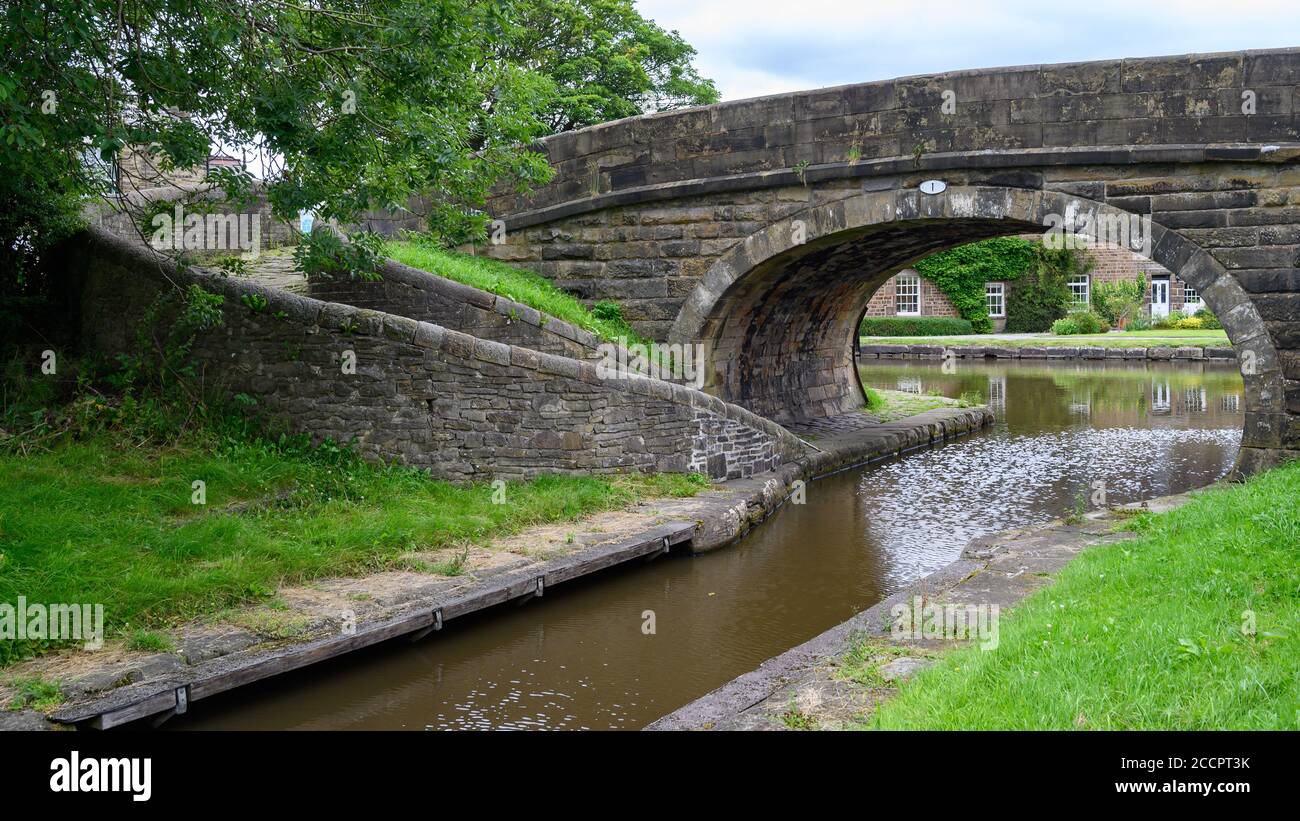 Peak Forest Canal, Marple, Manchester Stock Photo - Alamy