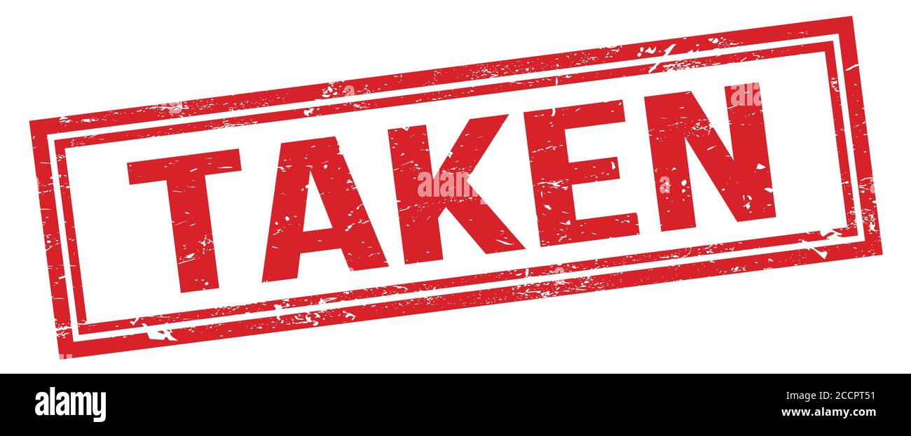 Taken stamp hi-res stock photography and images - Alamy