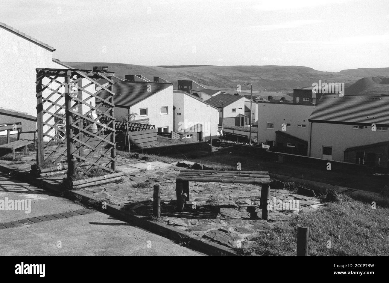 Social Housing Penrhys Estate, Rhondda, Wales Stock Photo - Alamy