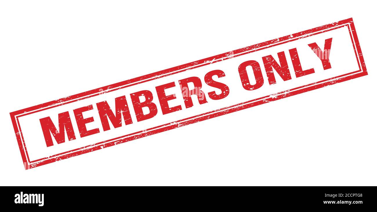 Members Only Sign High Resolution Stock Photography and Images - Alamy