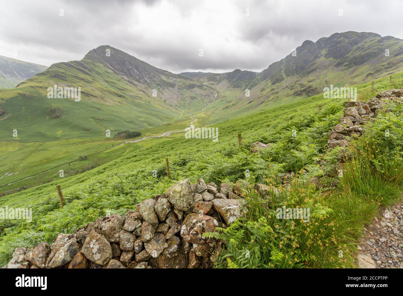 Around butter mere lake district cumbria england uk north Stock Photo ...