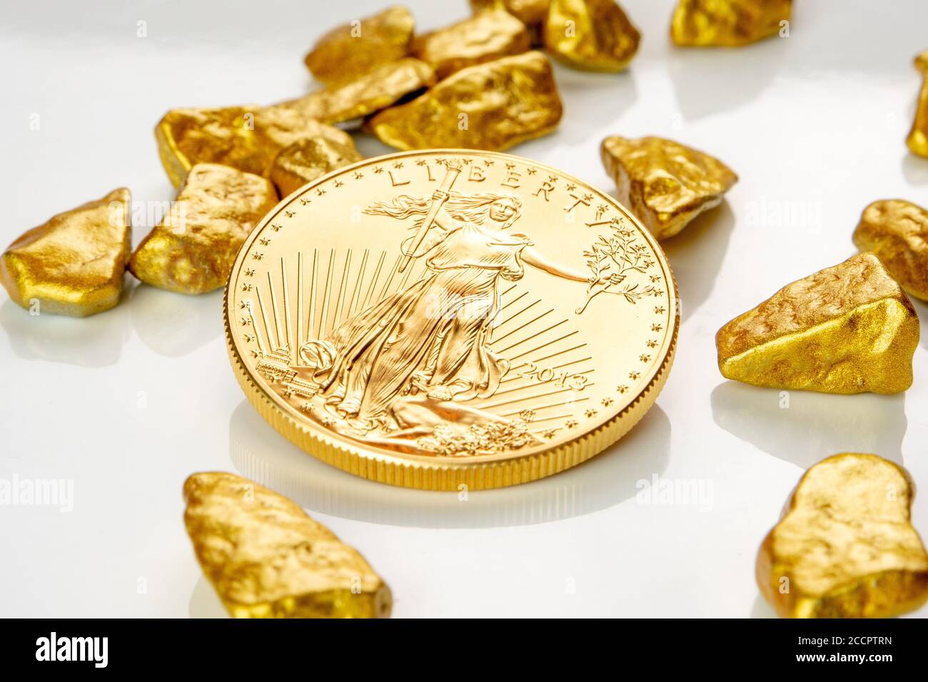 The golden eagle nugget hi-res stock photography and images - Alamy