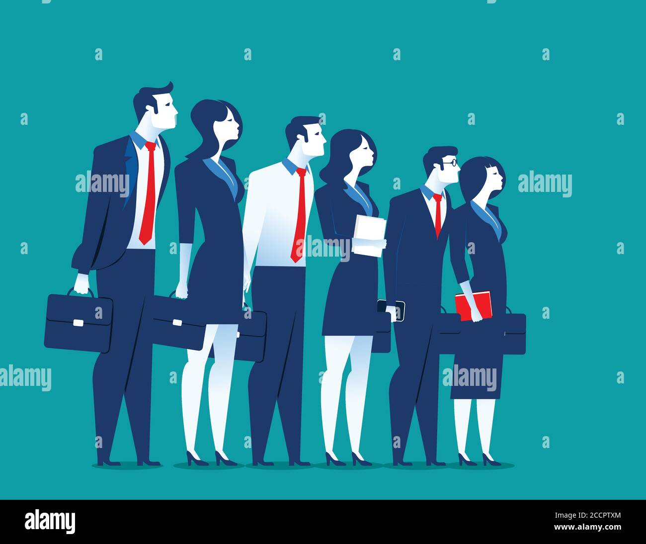 Best special business team. Concept business illustration. Vector flat ...