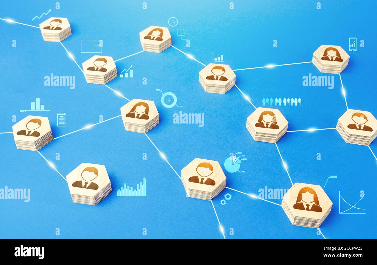 Connections between people. Meritocracy and autonomy. Communication ...