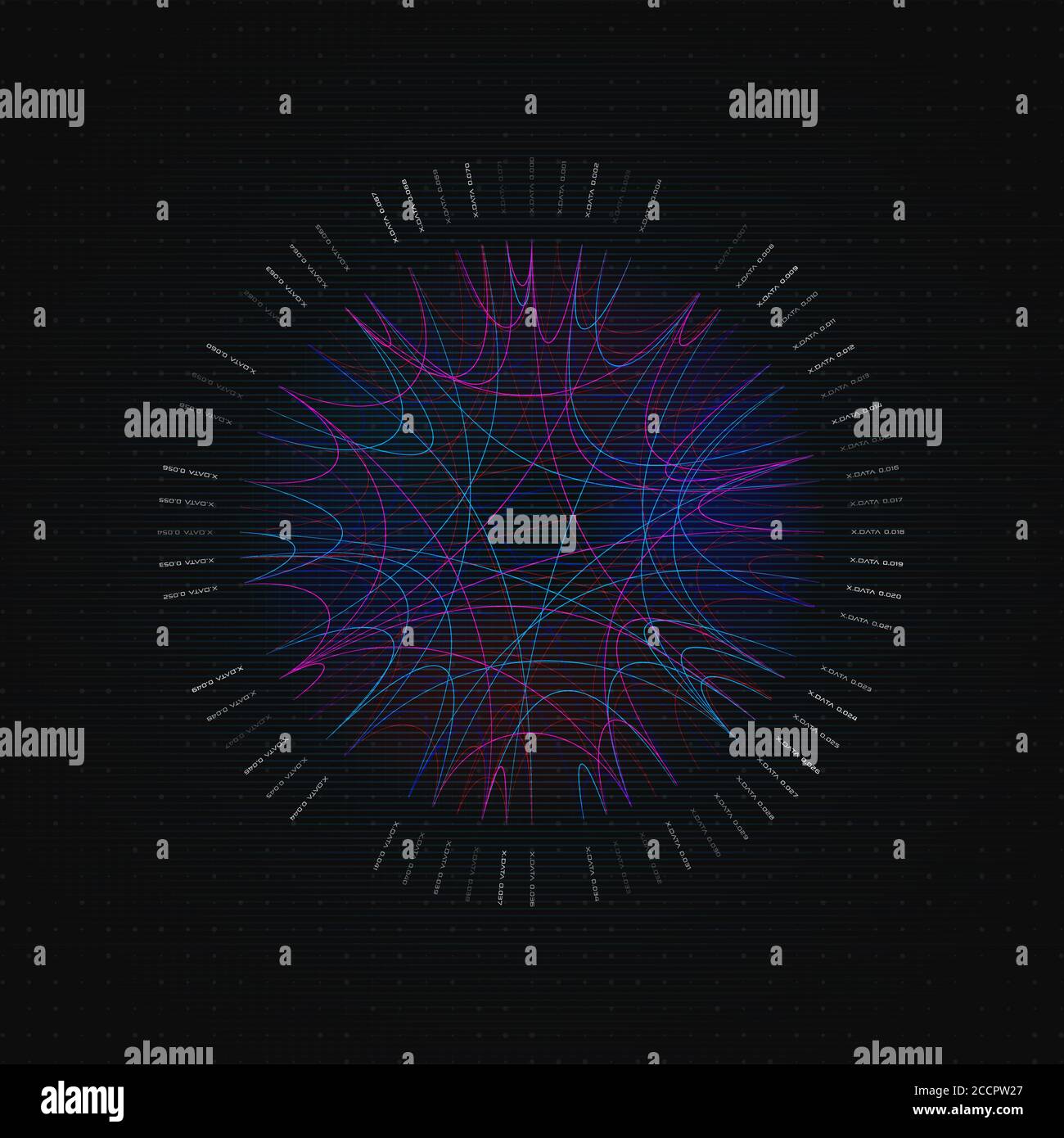 Big Data Visualization Circular Visualization Of Algorithms With Arc Line Connections Design 7621