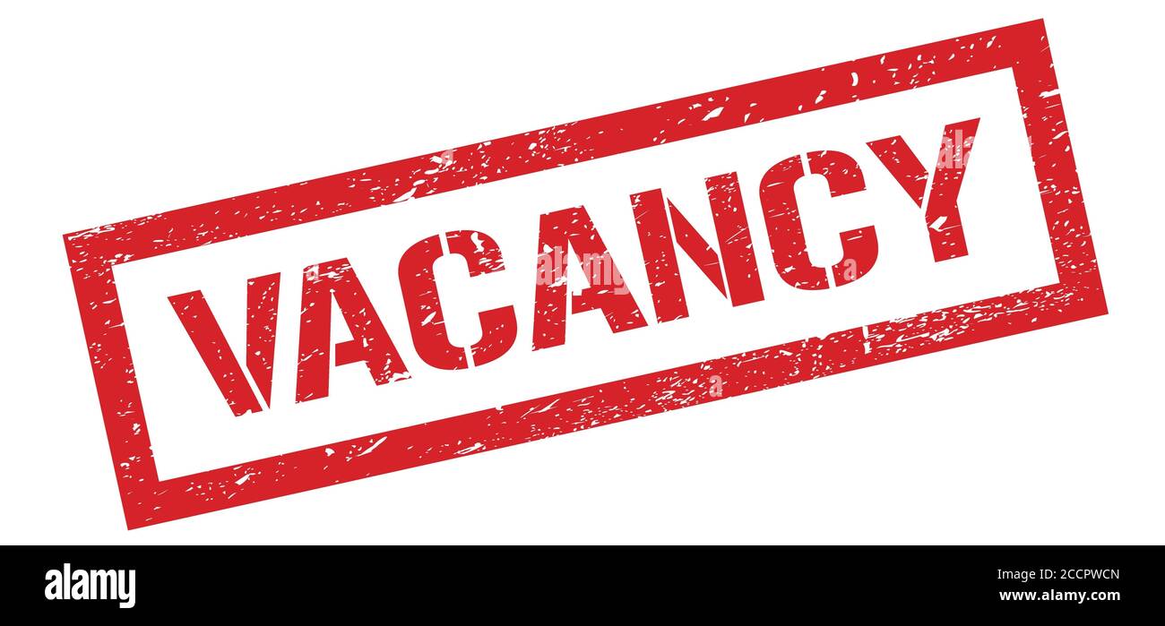 Vacancy stamp hi-res stock photography and images - Alamy