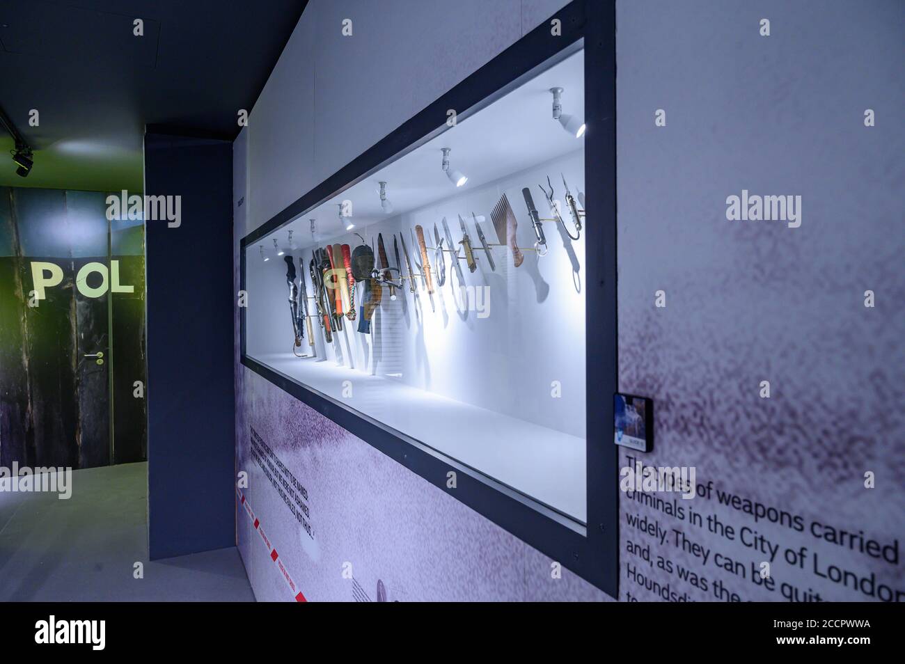 Police Museum, Guildhall, London Stock Photo - Alamy