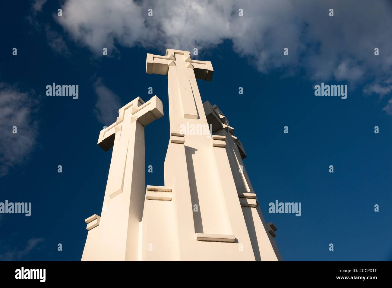 Vilnius three crosses monument hi-res stock photography and images - Alamy